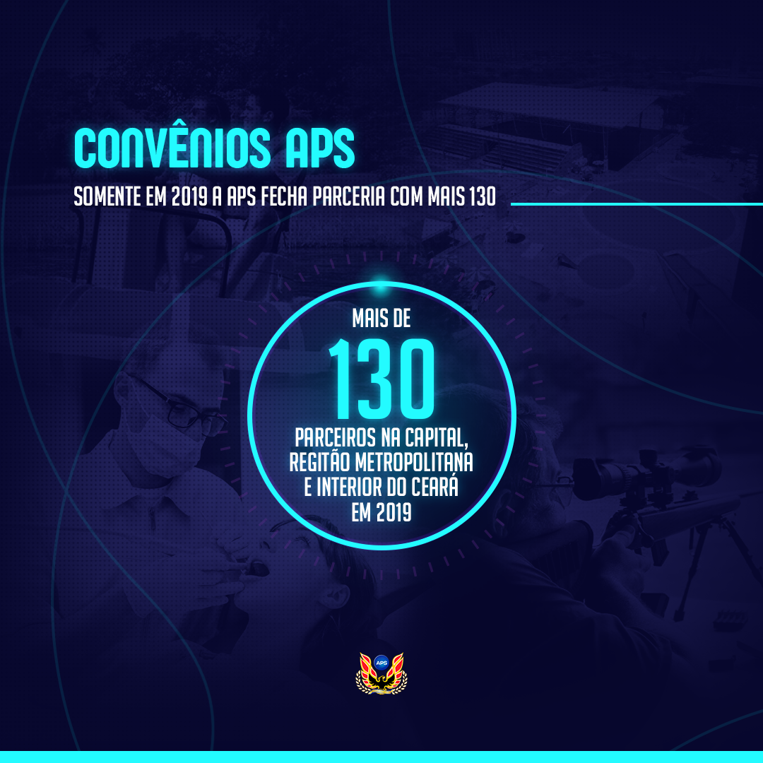 CONVÊNIOS APS: SOMENTE EM 2019 A APS FECHA PARCERIA COM MAIS 130 - APS